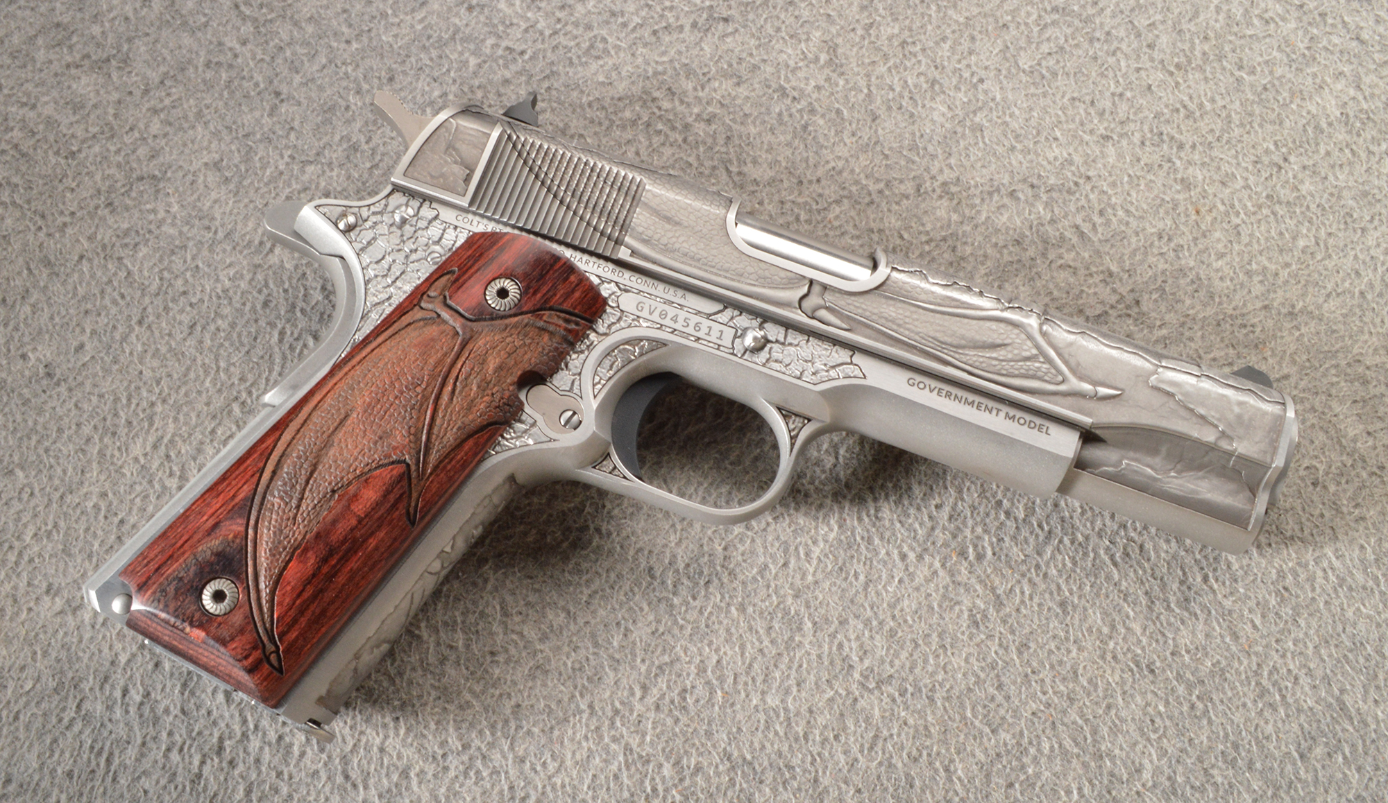 Colt ~ 1911 ~ Government ~ Engraved Dragon ~ .38 Super | Cabela's